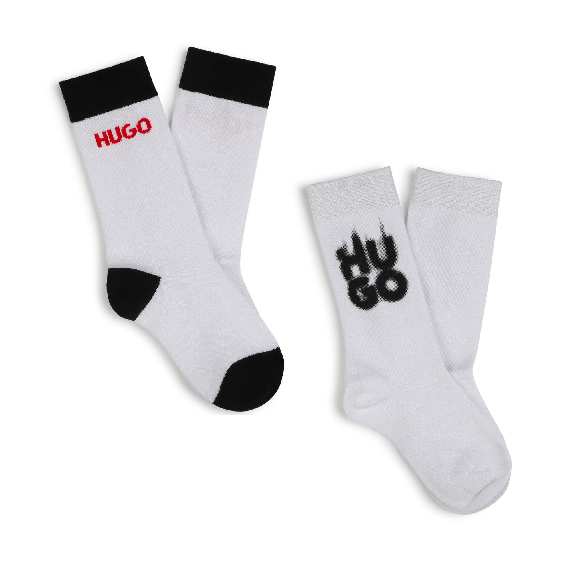 Hugo Socks Set Of 2 White – Mio Mondo